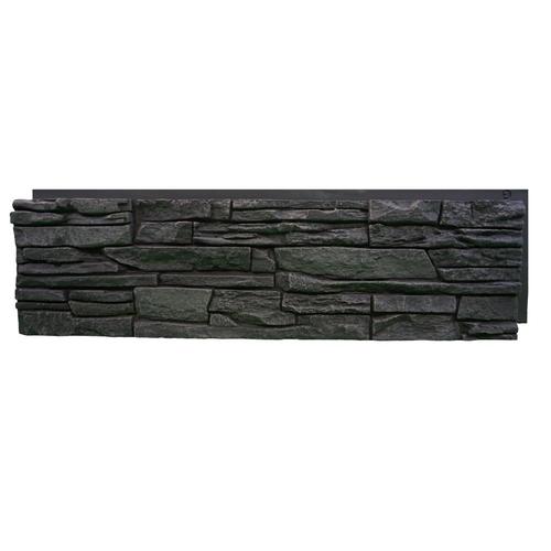 GenStone G2 Exterior 3.13-sq ft Gray/Charcoal Faux Stone Veneer at ...