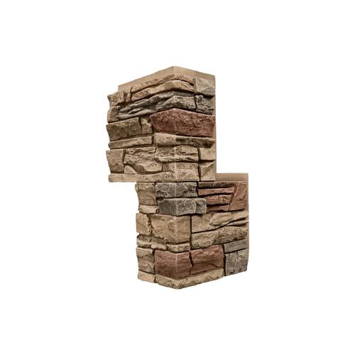 GenStone G2 Exterior 1.76-sq ft Tan/Brown Faux Stone Veneer in the ...