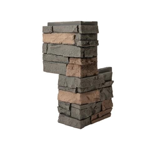 GenStone G2 Exterior 1.76-sq ft Gray/Tan Faux Stone Veneer in the Stone ...