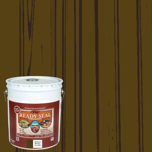 Ready Seal Pre-Tinted Mission Brown Semi-Transparent Exterior Stain and ...