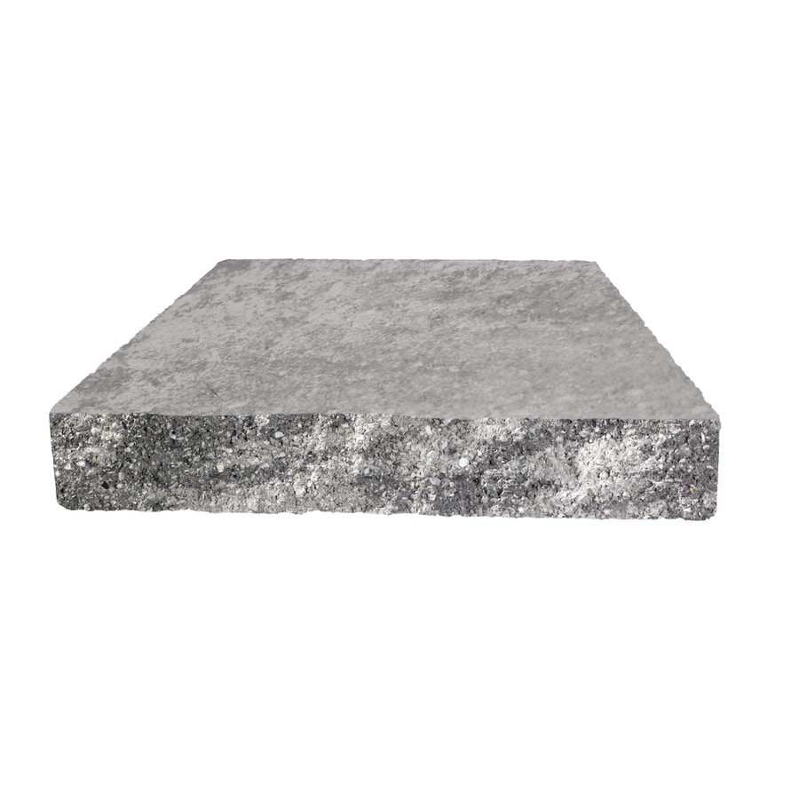 Gray/Charcoal Retaining Wall Cap (Common: 3-in x 16-in; Actual: 3-in x ...
