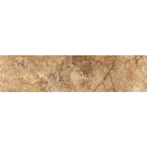 FLOORS 2000 Ekko Rugged Brown Ceramic Bullnose Tile (3-in x 18-in) in ...