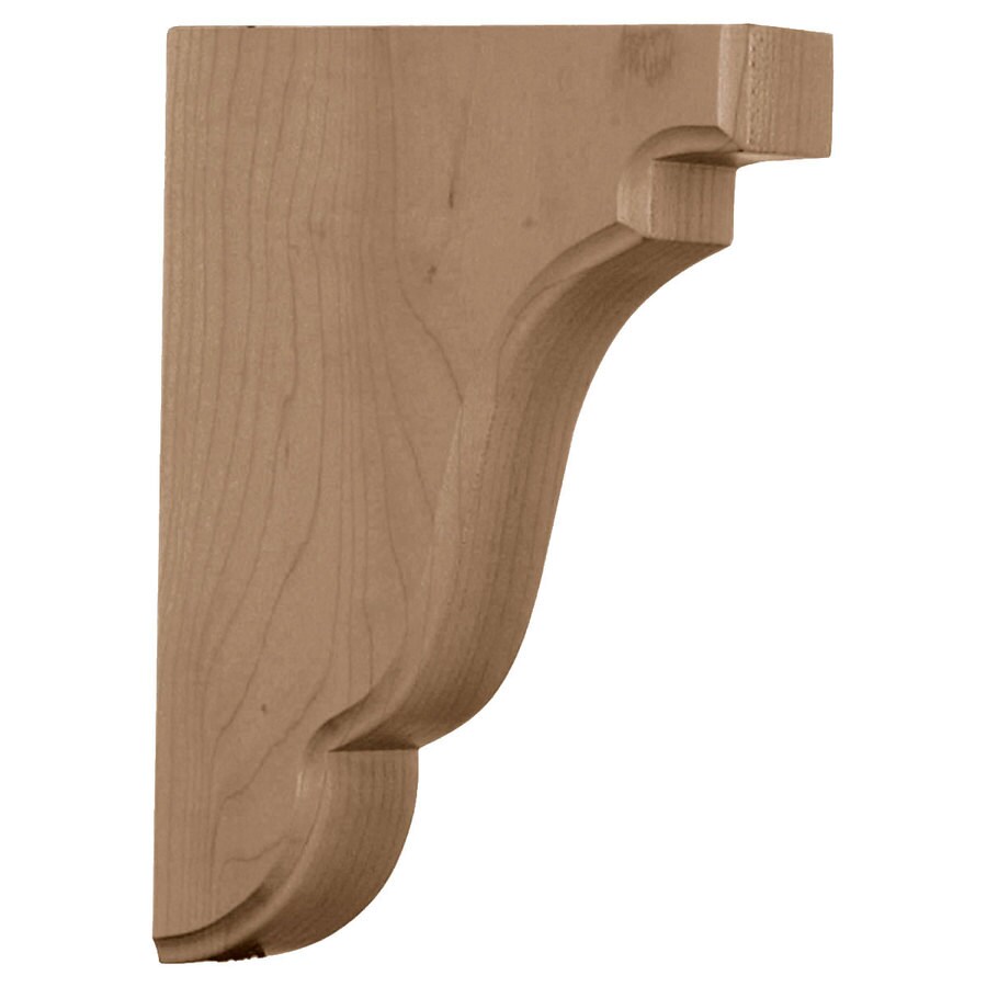 Ekena Millwork 1.75-in x 7.5-in Poplar Bedford Wood Corbel at Lowes.com