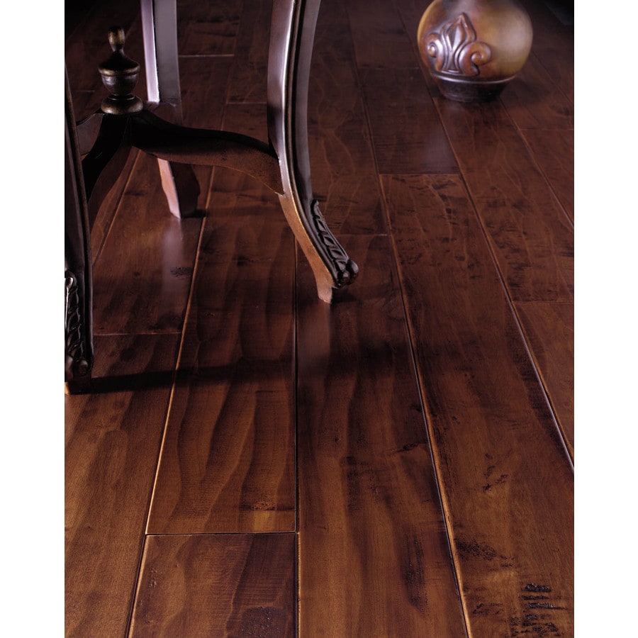Mohawk 5.36-in Dark Auburn Maple Hardwood Flooring (22.5-sq ft) in the ...