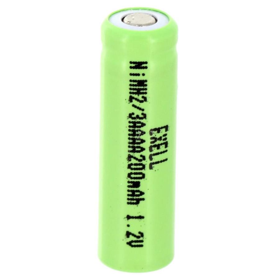 Exell Battery Rechargeable Nickel Metal Hydride (NiMH) 2/3AAAA Assembly ...
