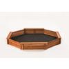 Creative Cedar Designs 84-in x 78-in Brown Octagon Wood Sandbox at ...