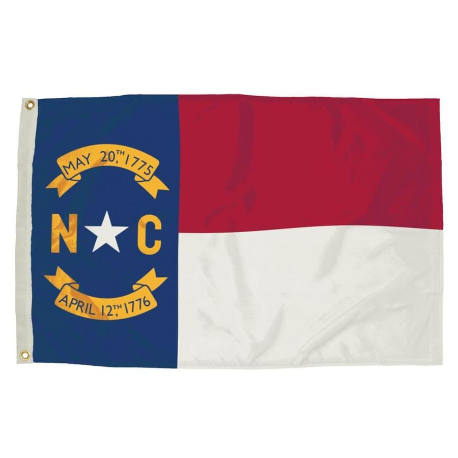 5-ft W x 3-ft H State North Carolina Flag in the Decorative Banners ...