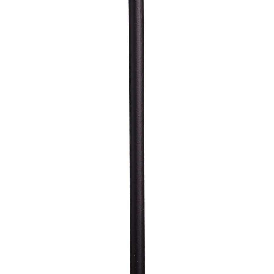 House of Forgings Round 44-in Satin Black Wrought Iron Classic Stair ...
