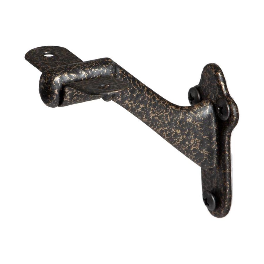 House of Forgings 1-Pack Copper Vein Wrought iron Handrail bracket ...