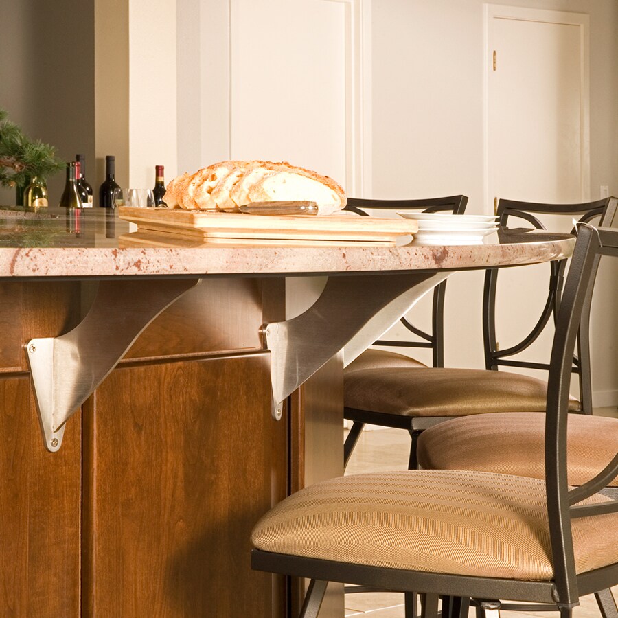 Federal Brace Alpine 10-in x 4-in x 10-in Plain Steel Countertop ...