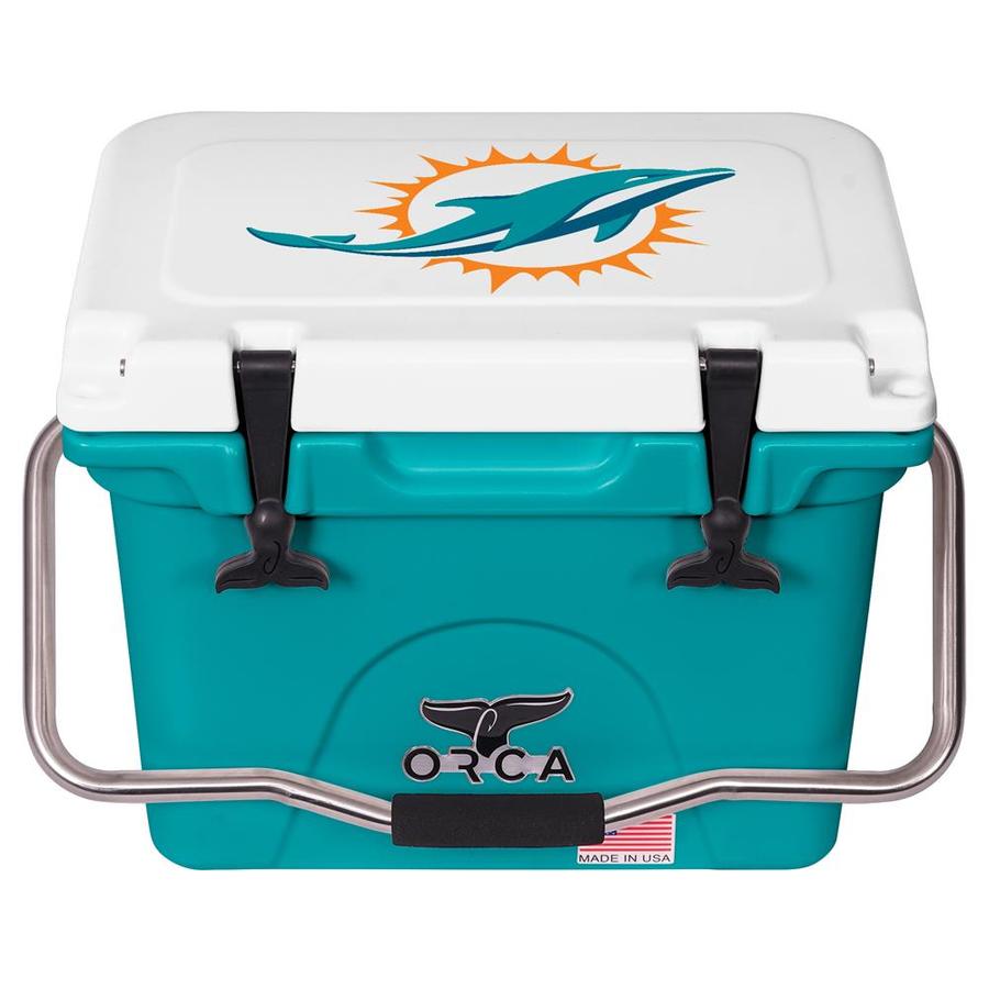 ORCA Miami Dolphins 20-Quart Insulated Personal Cooler in the Portable ...