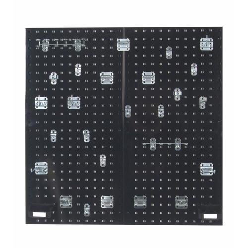 LocBoard 33-Piece Steel Pegboard Kit (Actual: 18-in 36-in) in the ...