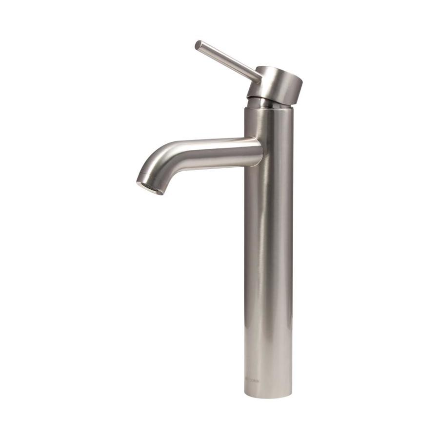 Dyconn Faucet Brushed Nickel 1-handle Single Hole Bathroom Sink Faucet ...
