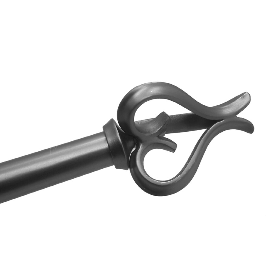 Style Selections Styleselections 48-in To 84-in Antique Pewter Iron ...