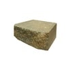 Buff/Charcoal Retaining Wall Block (Common: 4-in x 12-in; Actual: 4-in ...