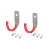 WORKPRO J-Hook 2-Pack 4-in Multiple Colors/Finishes Steel Utility Hook ...