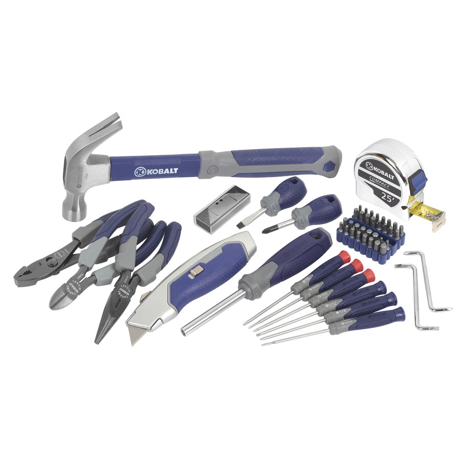 Kobalt KBT 60PC ALL-PURP HOME TOOL SE in the Household Tool Sets ...
