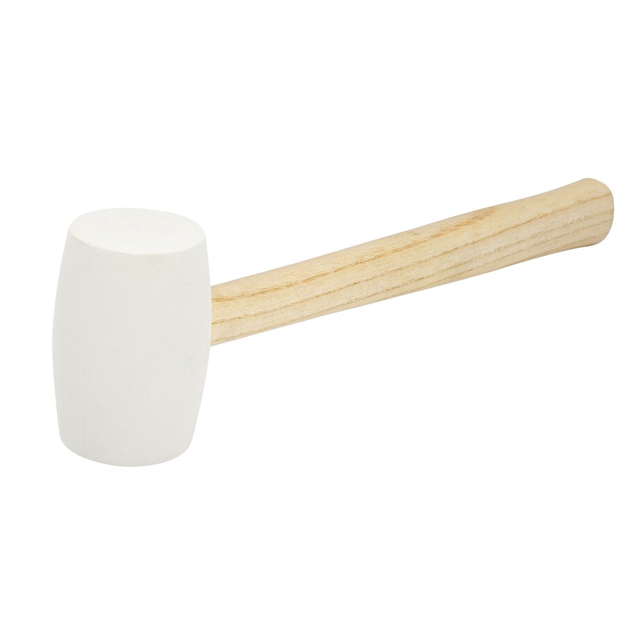 WORKPRO 16-oz Smooth Face Rubber Head Wood Rubber Mallet in the Hammers ...