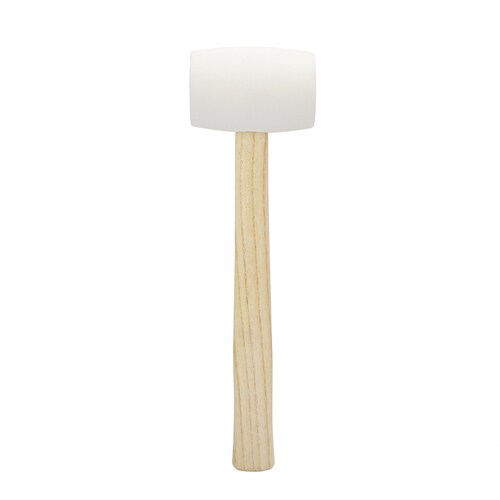 WORKPRO 16-oz Smooth Face Rubber Head Wood Rubber Mallet in the Hammers ...