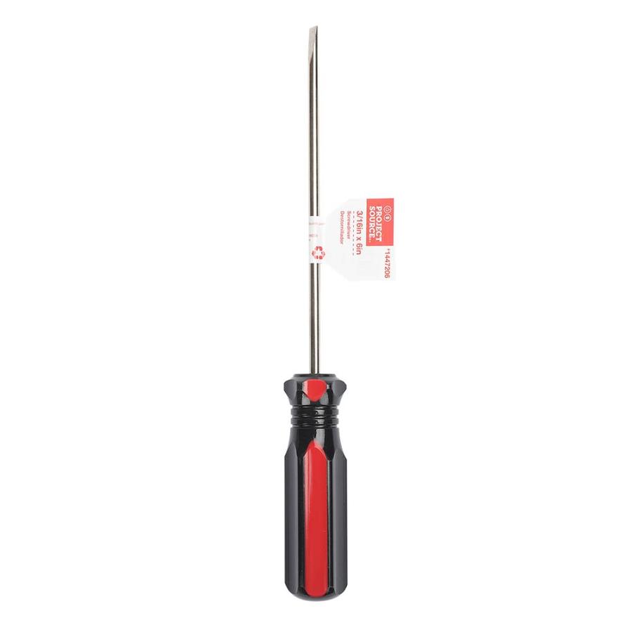 Project Source Plastic Handle Magnetic 3/16-in Slotted Screwdriver at ...