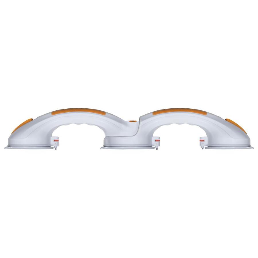Drive Medical White and Orange Suction cup Grab Bar at Lowes.com