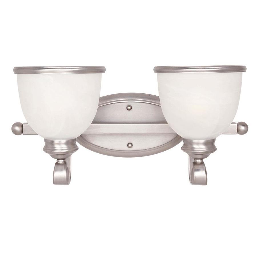 Shandy 2-Light Pewter Traditional Vanity Light at Lowes.com