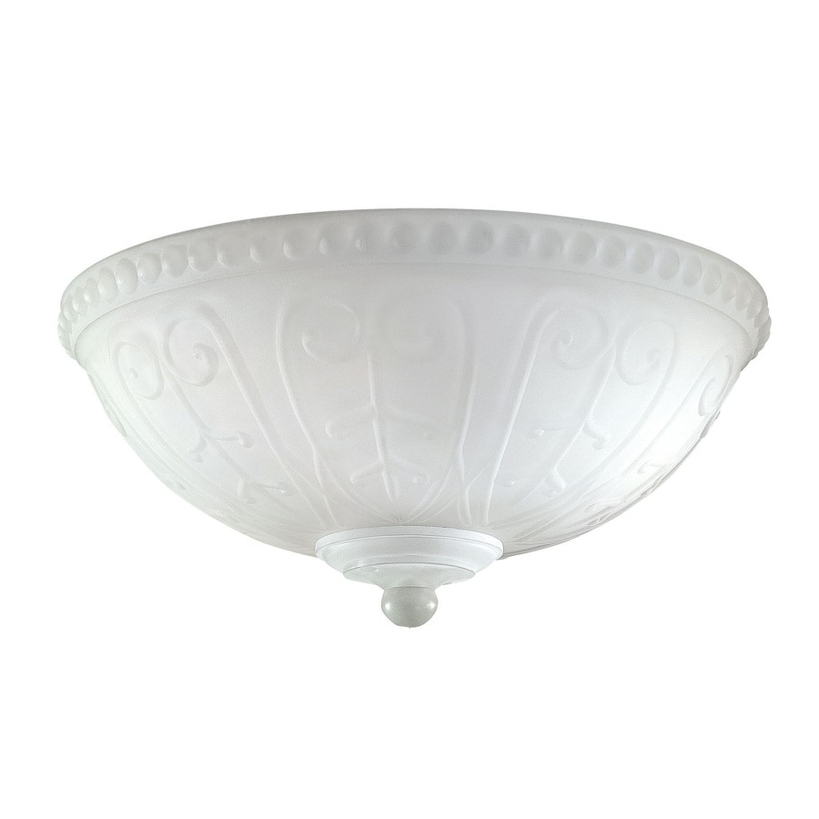 3-Light White Incandescent Ceiling Fan Light Kit in the Ceiling Fan ...