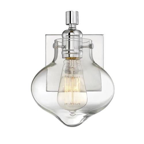 6.5-in W 1-Light Polished Chrome Wall Sconce in the Wall Sconces ...