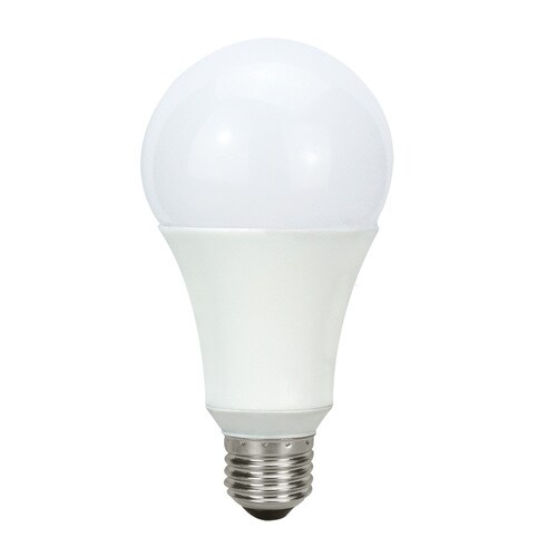Utilitech Pro 100-Watt EQ A23 Warm White Dimmable LED Light Bulb in the ...