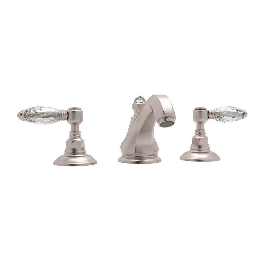 Rohl Country Bath Satin Nickel 2-Handle Widespread Bathroom Sink Faucet ...