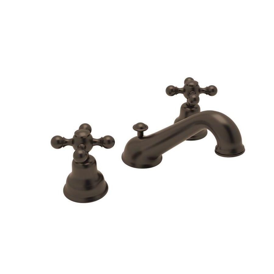 Rohl Country Bath Tuscan Brass 2-handle Widespread Bathroom Sink Faucet ...