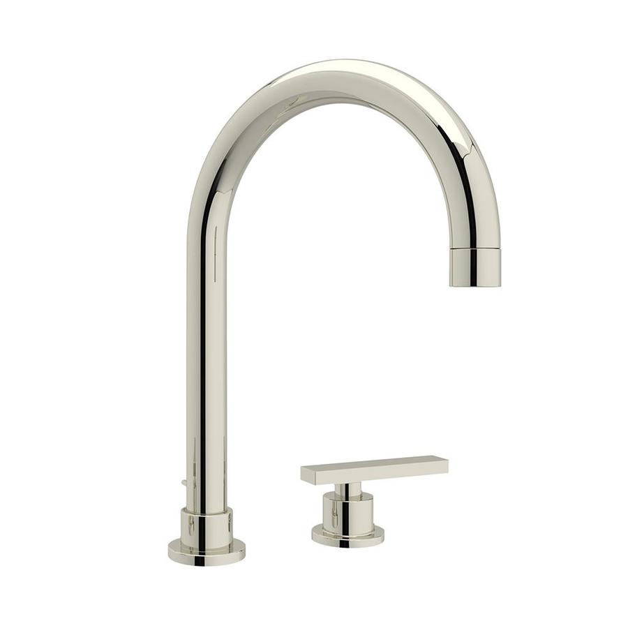 Rohl Modern Polished Nickel 2-handle Widespread Bathroom Sink Faucet ...