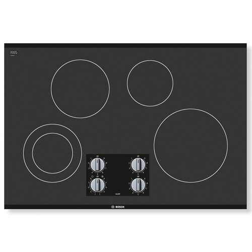 Bosch 500 30-in 4 Elements Smooth Surface (Radiant) Black Electric ...