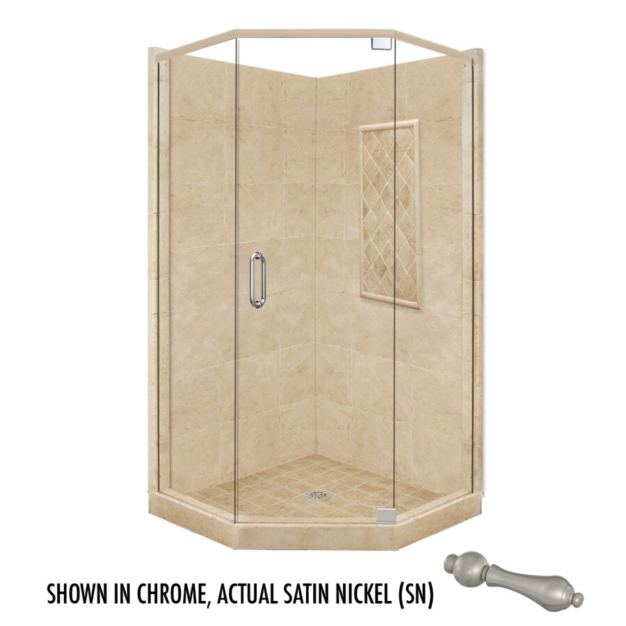 American Bath Factory 86-in H x 36-in W x 36-in L Supreme Medium ...