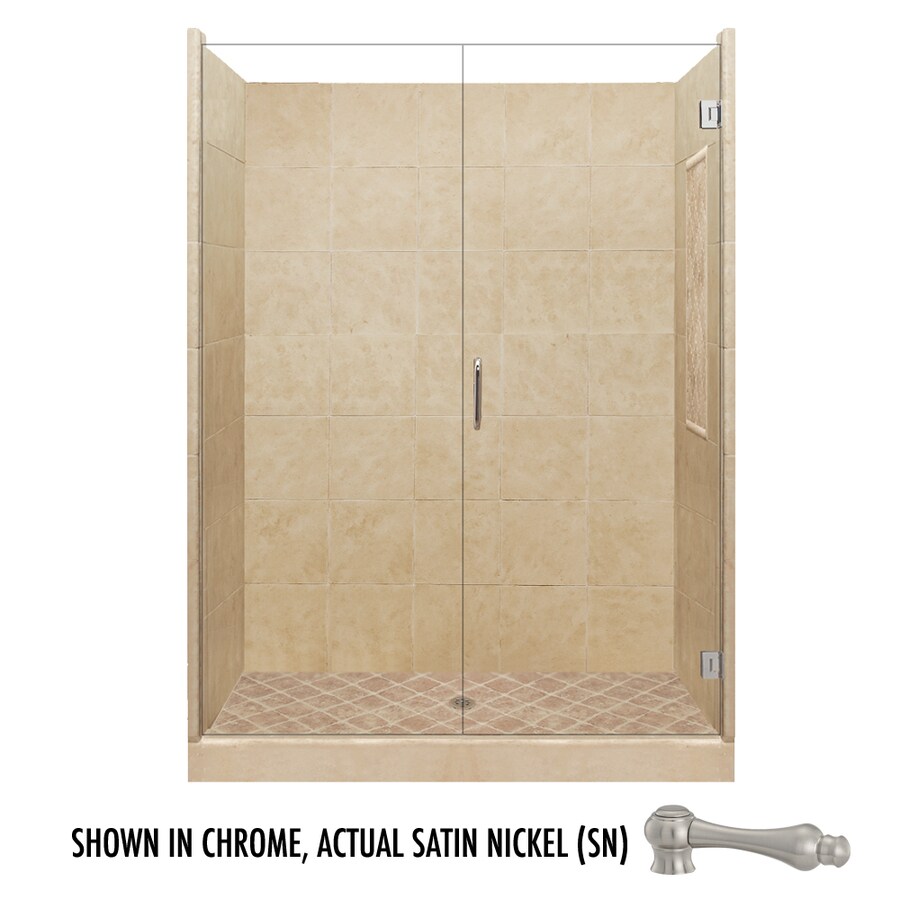 American Bath Factory 86-in H x 30-in W x 60-in L Supreme Medium ...