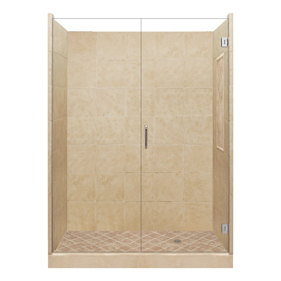 American Bath Factory 86-in H x 30-in W x 60-in L Supreme Medium ...