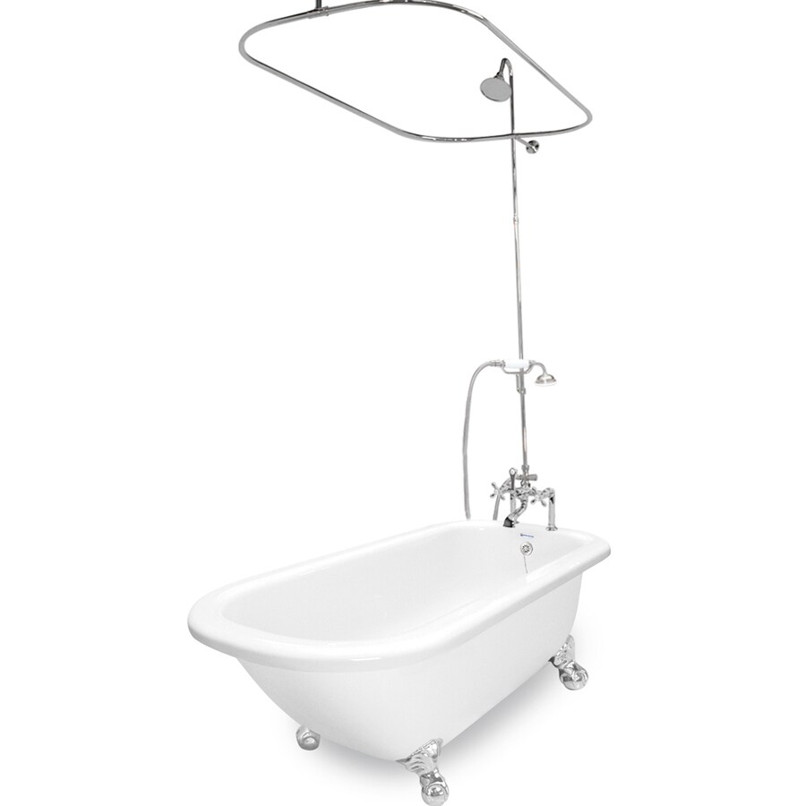 American Bath Factory Maverick 30-in W x 67-in L Acrylic Oval ...