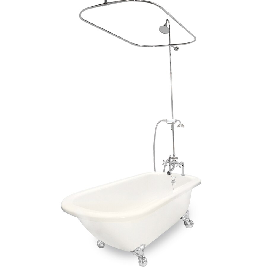 American Bath Factory Maverick 30-in W x 67-in L Acrylic Oval ...