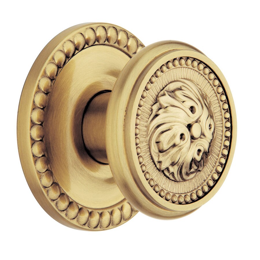 Baldwin 5050 Satin Brass & Brown at Lowes.com