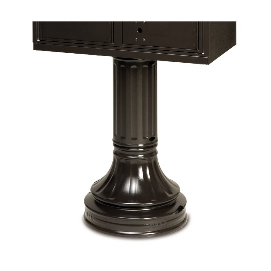 Architectural Mailboxes CBU Decorative Column Black Pebble at Lowes.com