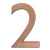 Architectural Mailboxes 4-in Antique Copper Number 2 at Lowes.com