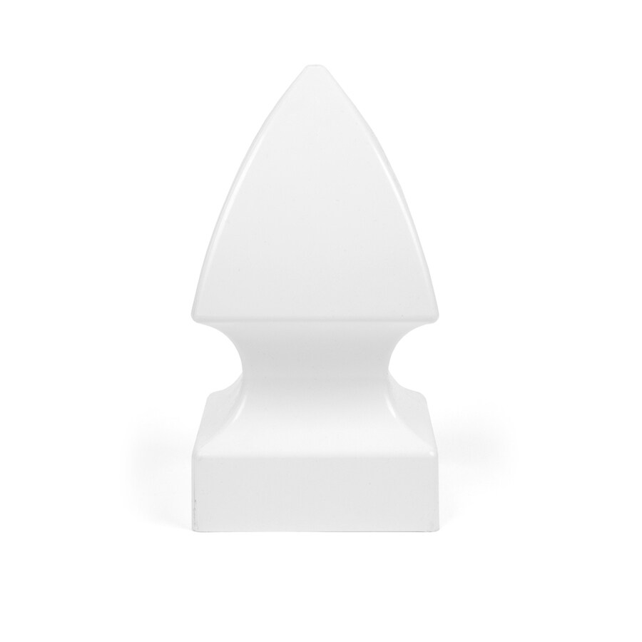 Severe Weather White Composite Gothic Post Cap at Lowes.com