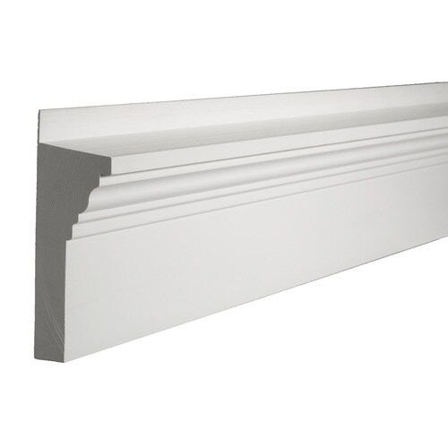 AZEK 2.41-in x 18-ft Interior/Exterior Prefinished PVC Apron Window ...