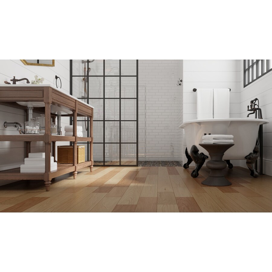 SMARTCORE Naturals 5-in Rivers Edge Oak Engineered Hardwood Flooring ...