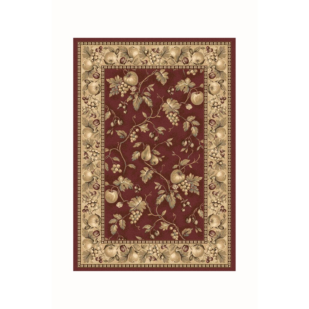 Balta 7'10 x 10'10 Angelo Red Woven Rug in the Awnings department at ...