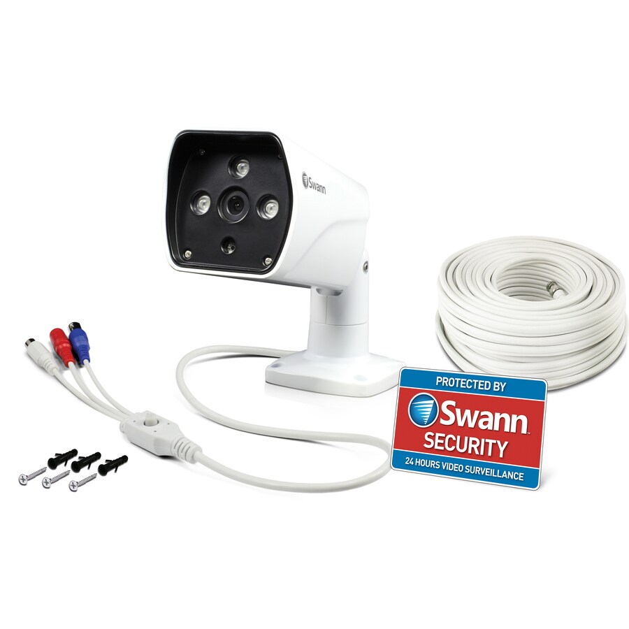 Swann Pro Analog Wired Outdoor Security Camera with Night Vision in the ...
