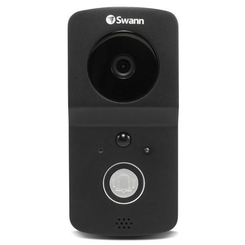 Swann Smart Video Doorbell Black Wireless Doorbell in the Doorbell Kits ...