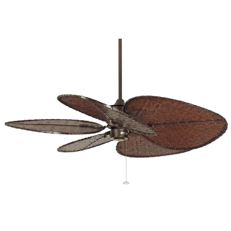 Fanimation Islander 52-in Brown Indoor Ceiling Fan (5-Blade) at Lowes.com