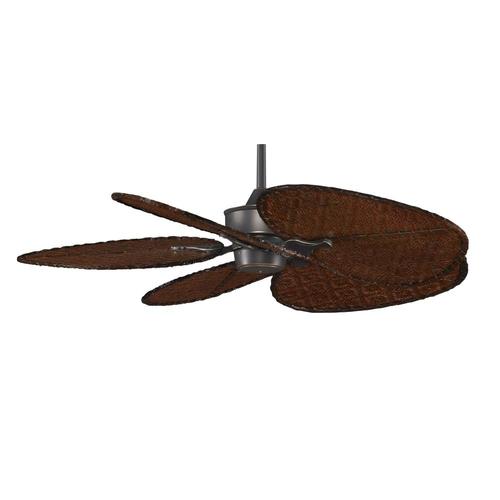 Fanimation Islander 52-in Bronze Indoor Ceiling Fan and Remote (5-Blade ...