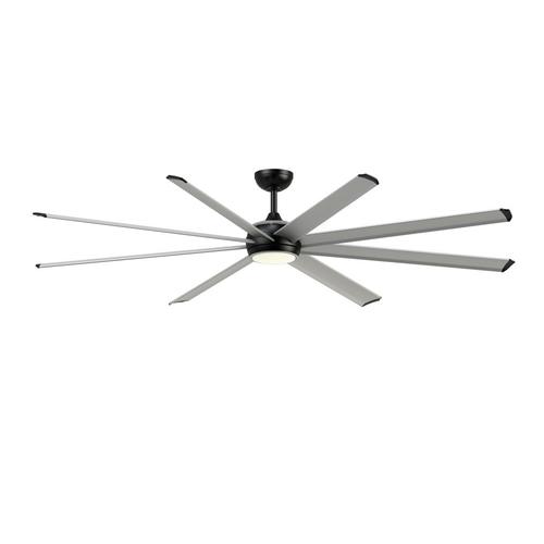 Fanimation Stellar Custom 84-in Black LED Indoor/Outdoor Ceiling Fan ...